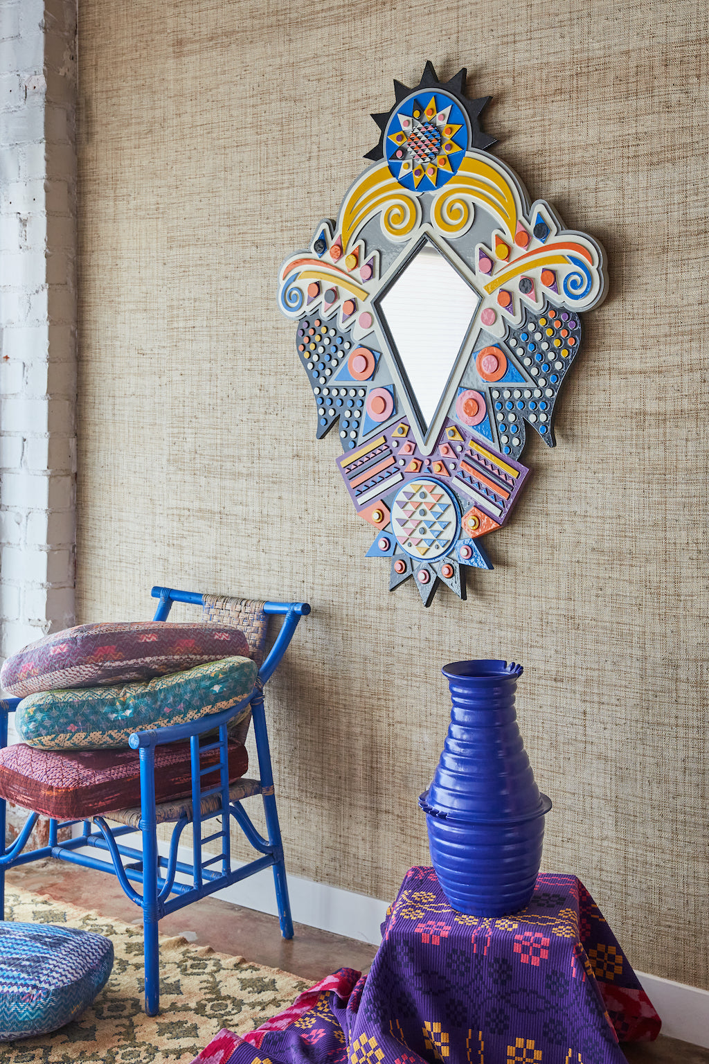 Lucas Rise Mirror - Sunburst – Kneeland Co. Rarities